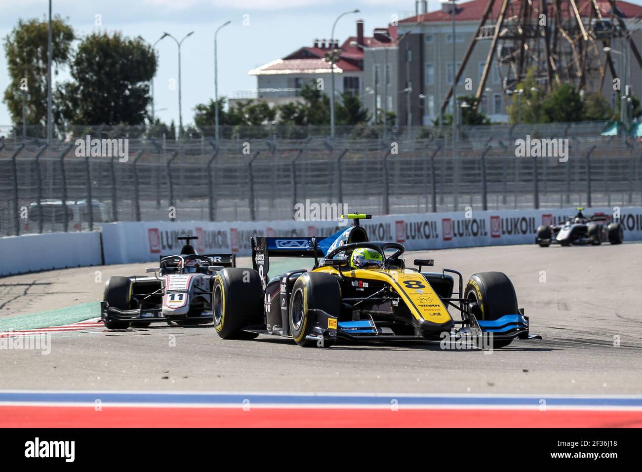 08 GHIOTTO Luca, Uni Virtuosi Racing, Action während der FIA F2 ...