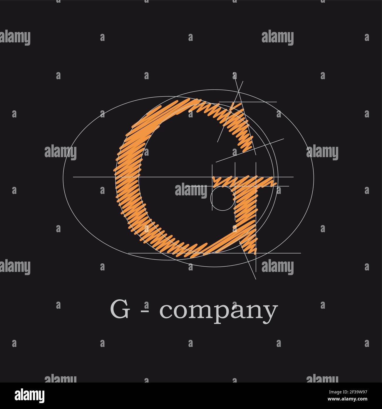 Dibujo de la letra g Stock-Vektorgrafiken kaufen - Alamy