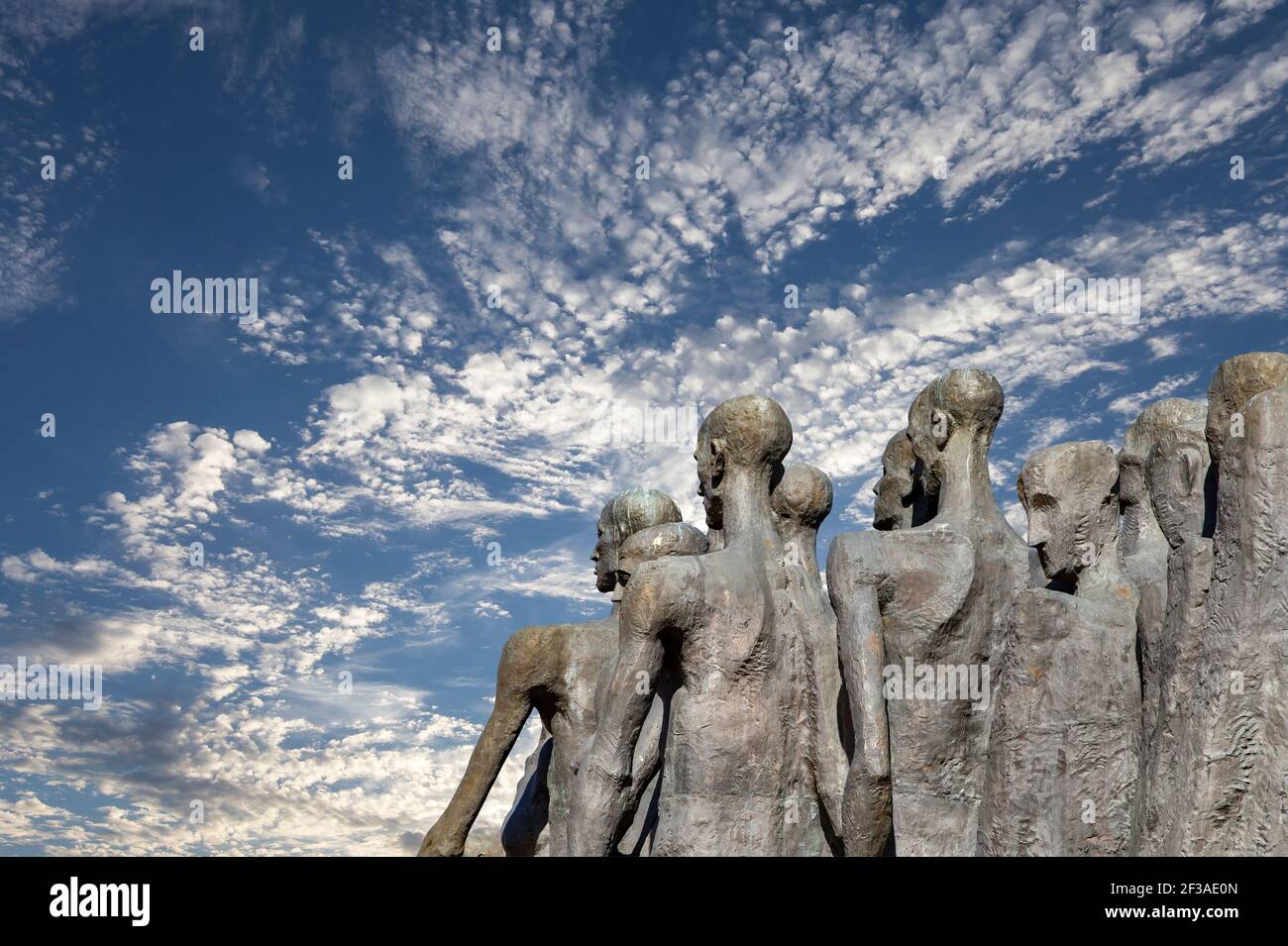 Denkmal die Tragödie der Völker im Siegespark auf dem Poklonnaja-Hügel ...