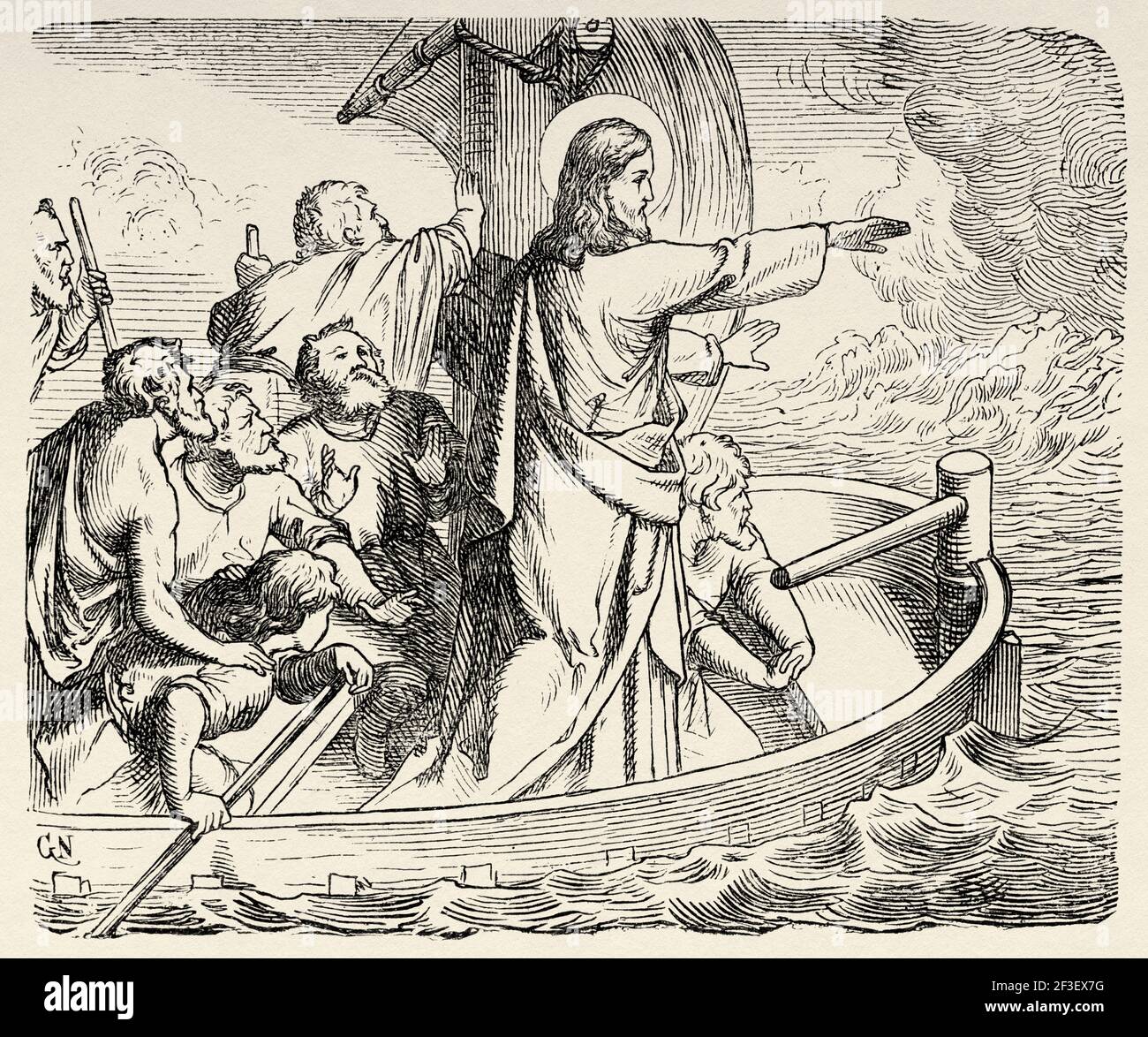 Jesus Im Sturm Basteln Bibel