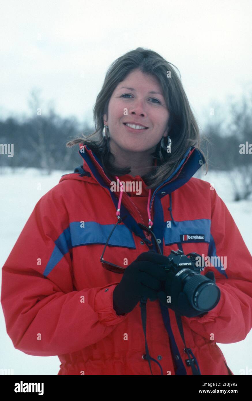 Rebecca Stephens MBE, erste Britin, die den Mount Everest bestieg (1993 ...