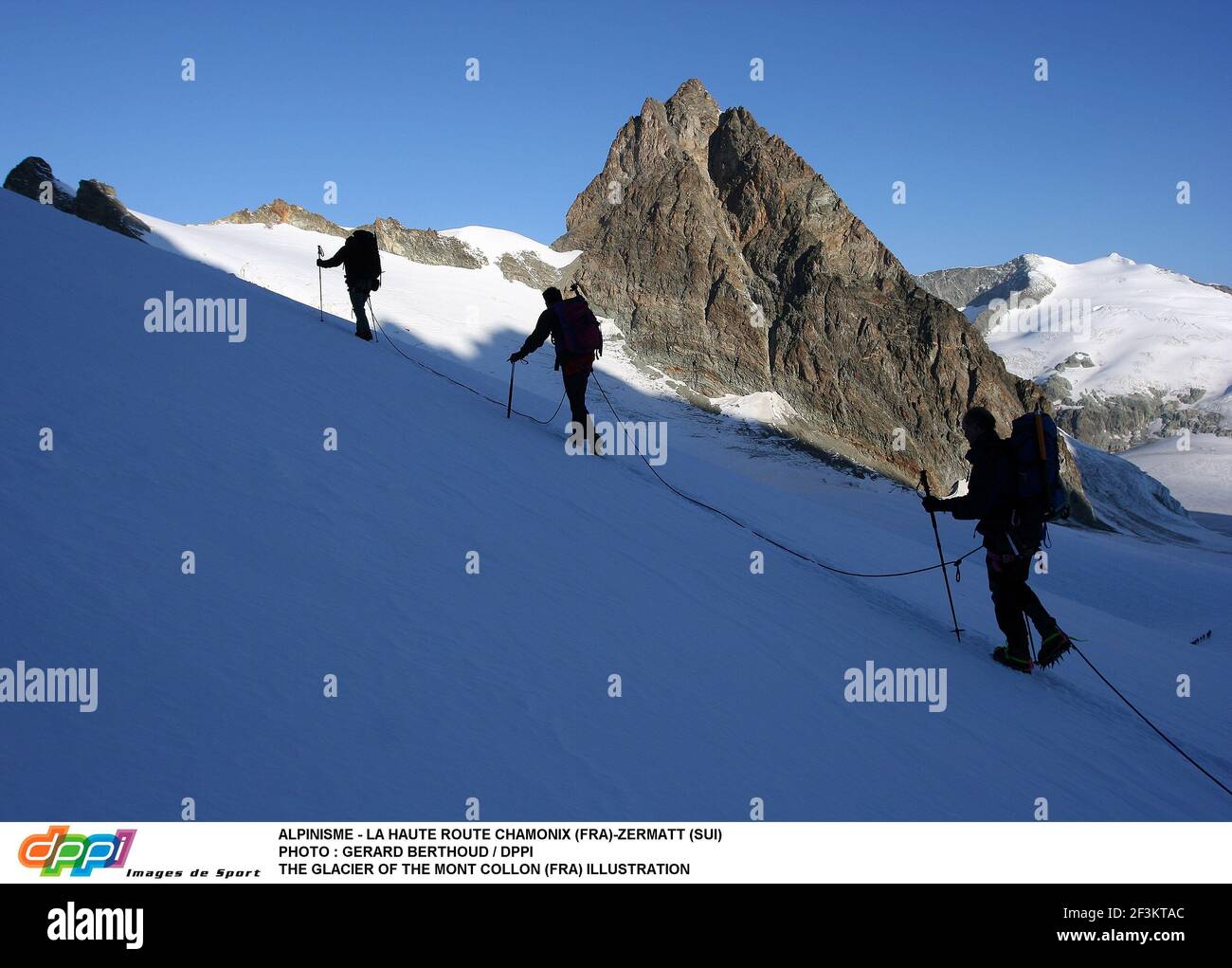 ALPINISME - LA HAUTE ROUTE CHAMONIX (FRA)-ZERMATT (SUI) FOTO : GERARD ...