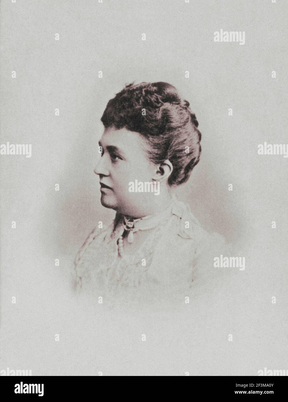 Retro-Foto von Adelaide, Grand Duchesse de Luxembourg. Marie-Adelaide ...