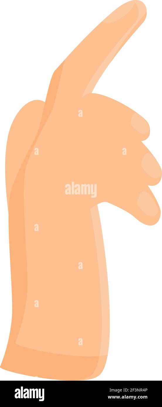 Fingertipp-Symbol. Cartoon von Finger-Touch-Vektor-Symbol für Web ...