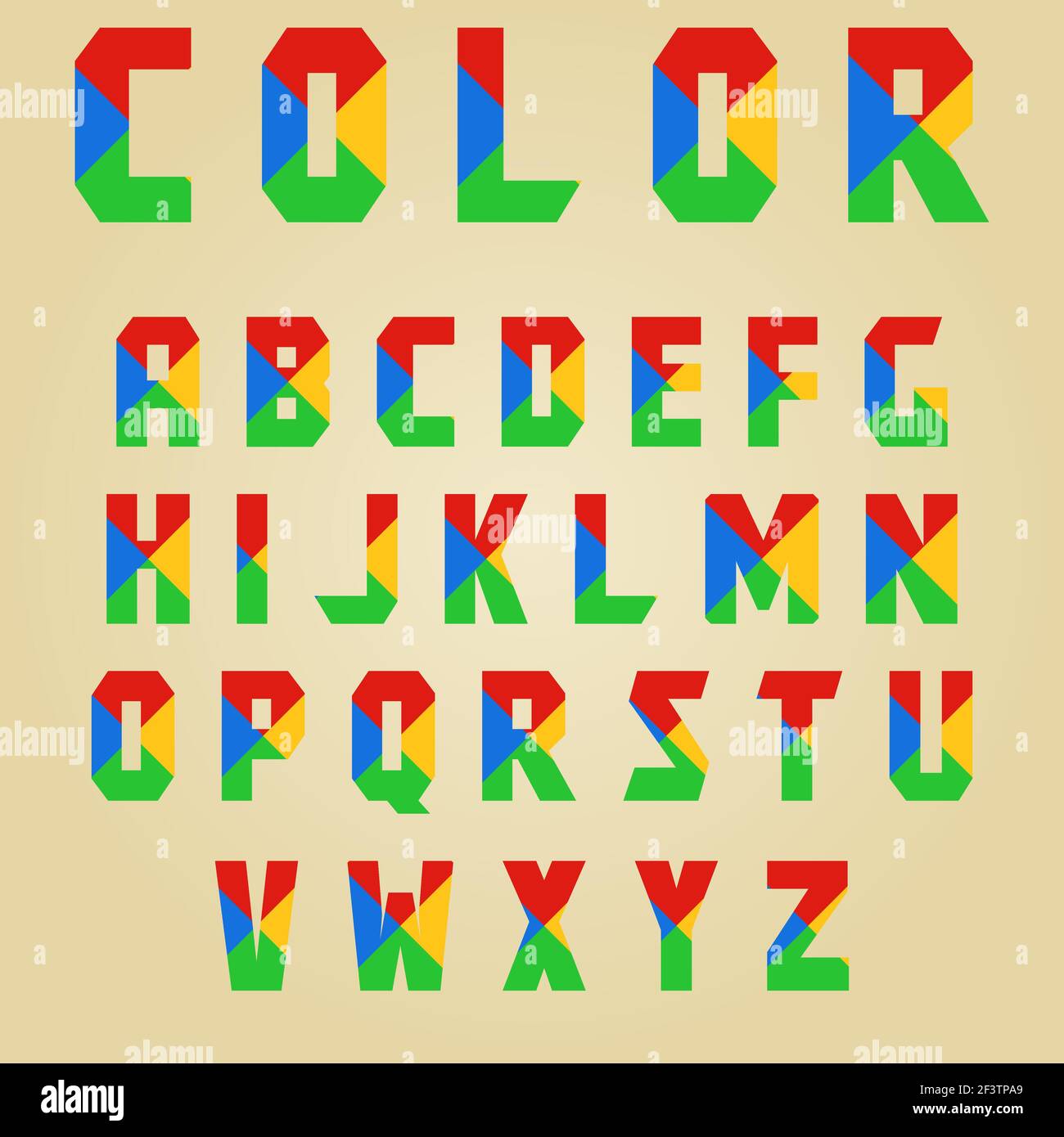 Alphabet detail Stock-Vektorgrafiken kaufen - Alamy