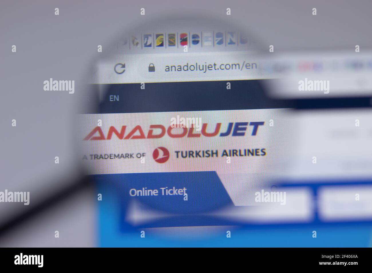 Anadolujet logo -Fotos und -Bildmaterial in hoher Auflösung – Alamy