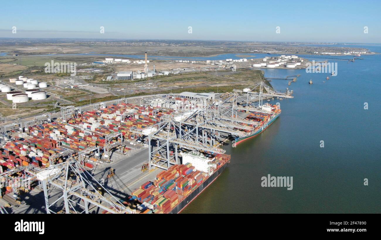 Thames containerhafen -Fotos und -Bildmaterial in hoher Auflösung – Alamy