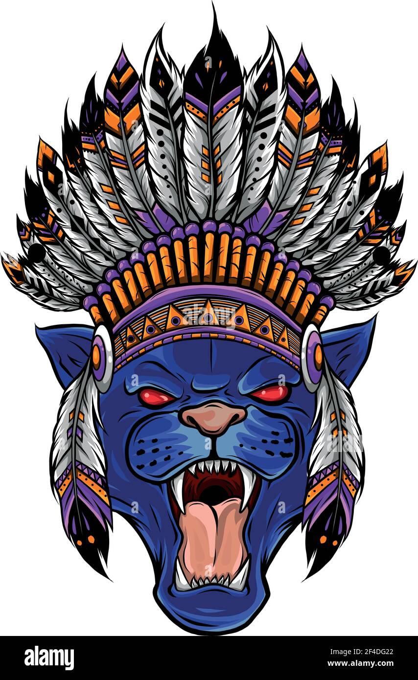 Panther Gezeichnet Stock Vektorgrafiken Kaufen Alamy