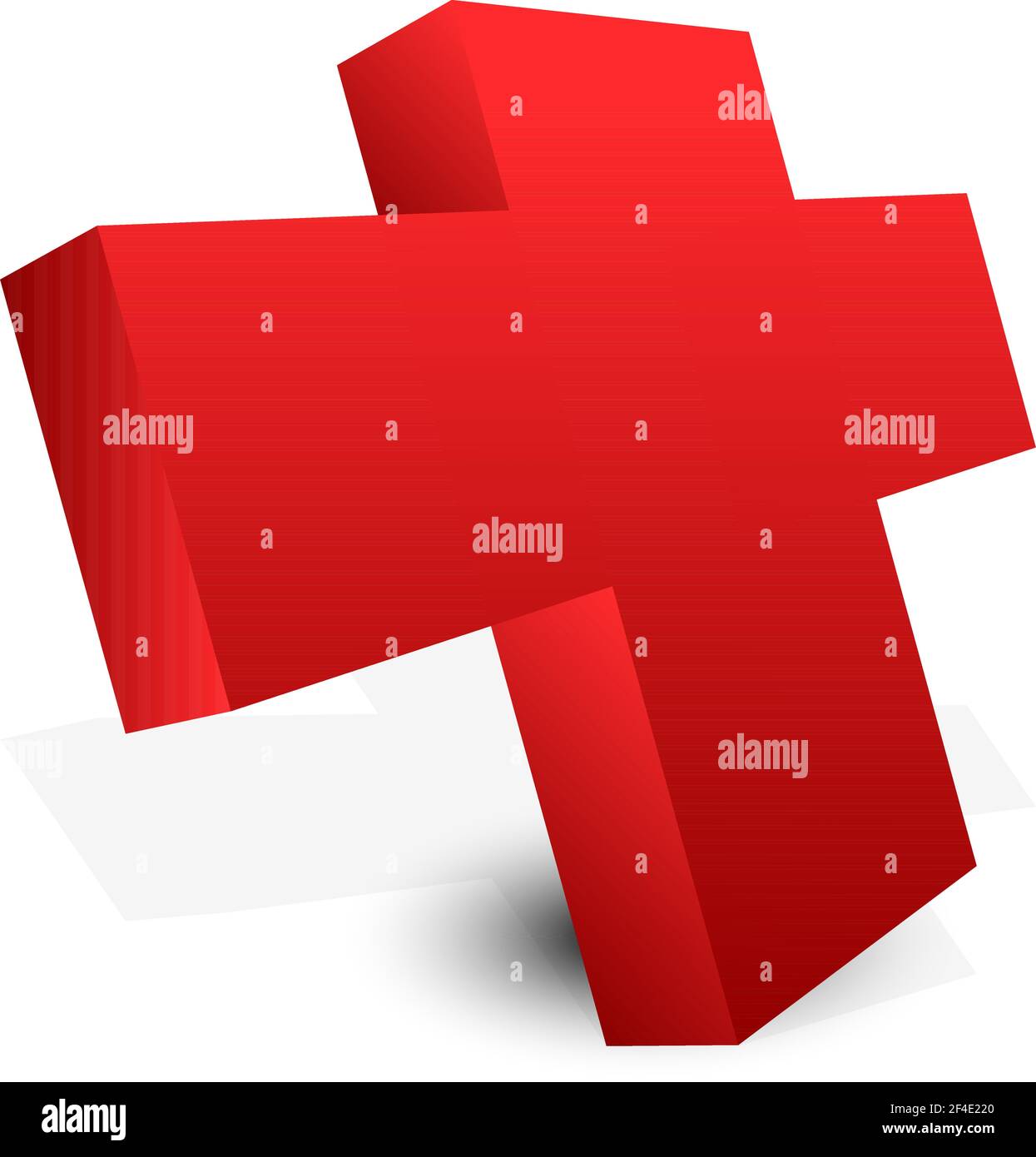 Cartoon Christian, Christentum Kreuz Vektor-Symbol, Symbol und Logo – Stock-Vektor-Illustration ...