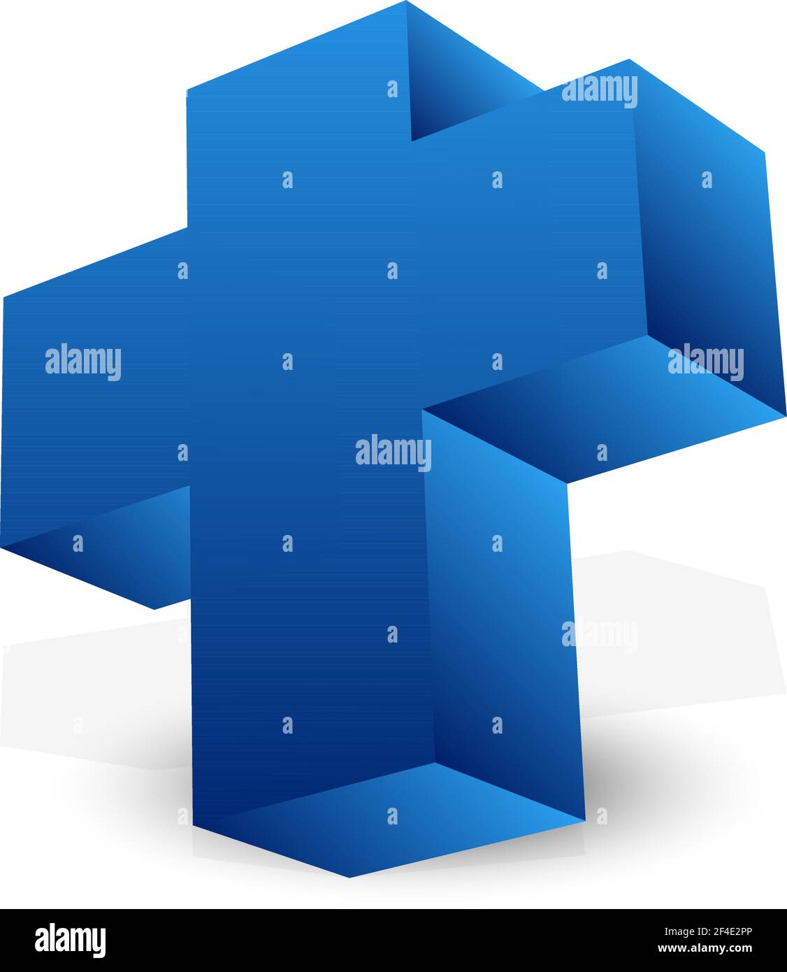 Cartoon Christian, Christentum Kreuz Vektor-Symbol, Symbol und Logo – Stock-Vektor-Illustration ...