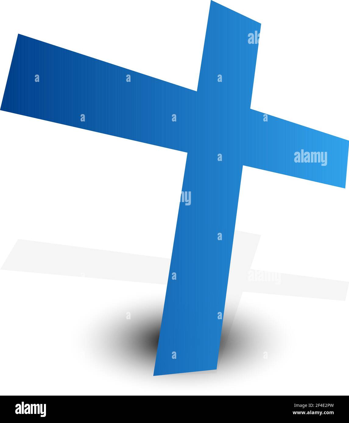 Cartoon Christian, Christentum Kreuz Vektor-Symbol, Symbol und Logo – Stock-Vektor-Illustration ...