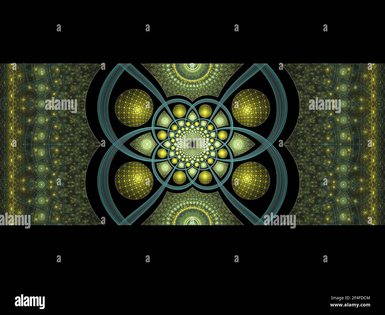 Fraktale Geometrie - Flammenfraktale Konstruktion Stockfotografie - Alamy