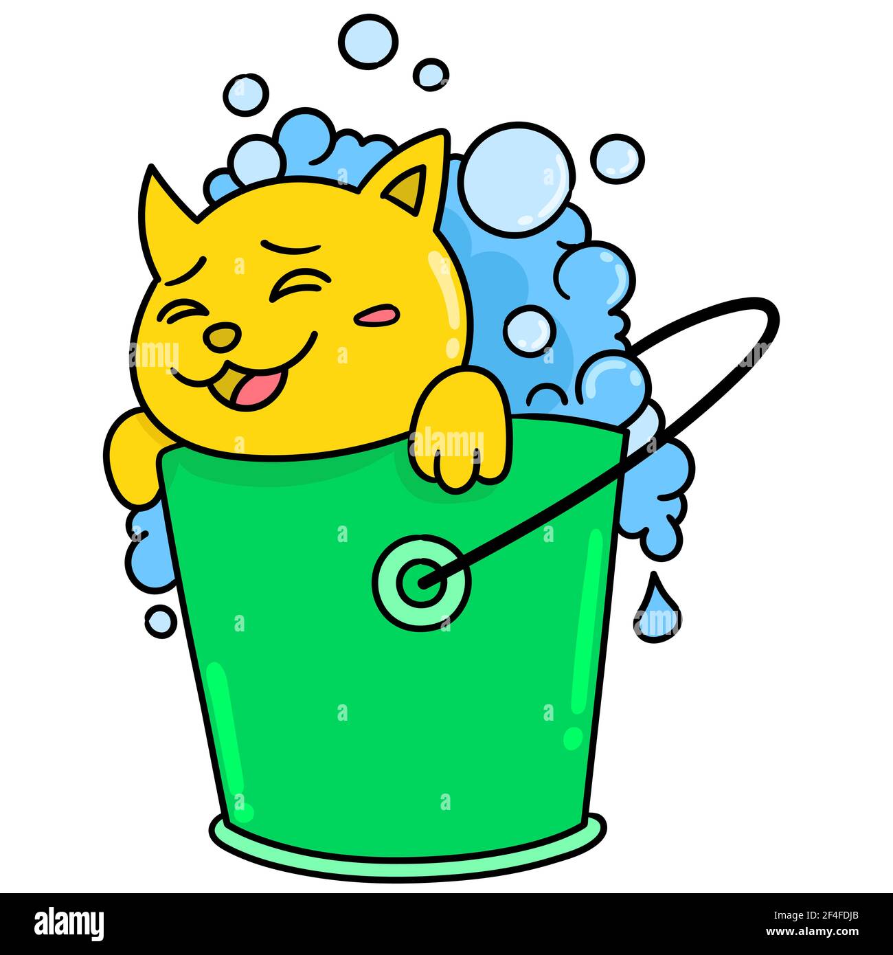 Kinder beim baden Stock-Vektorgrafiken kaufen - Alamy