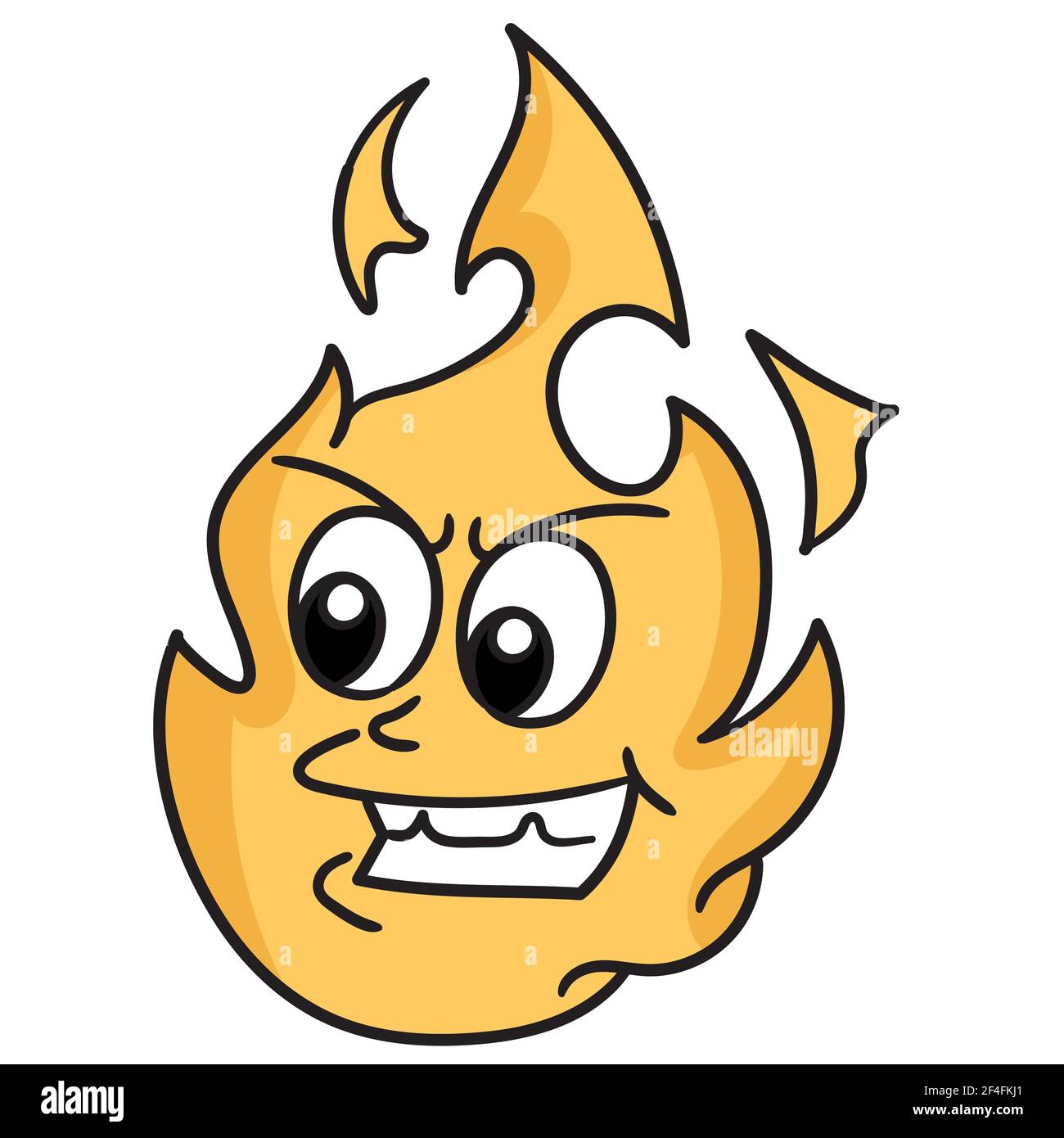 Feuer emoticon Stock-Vektorgrafiken kaufen - Alamy