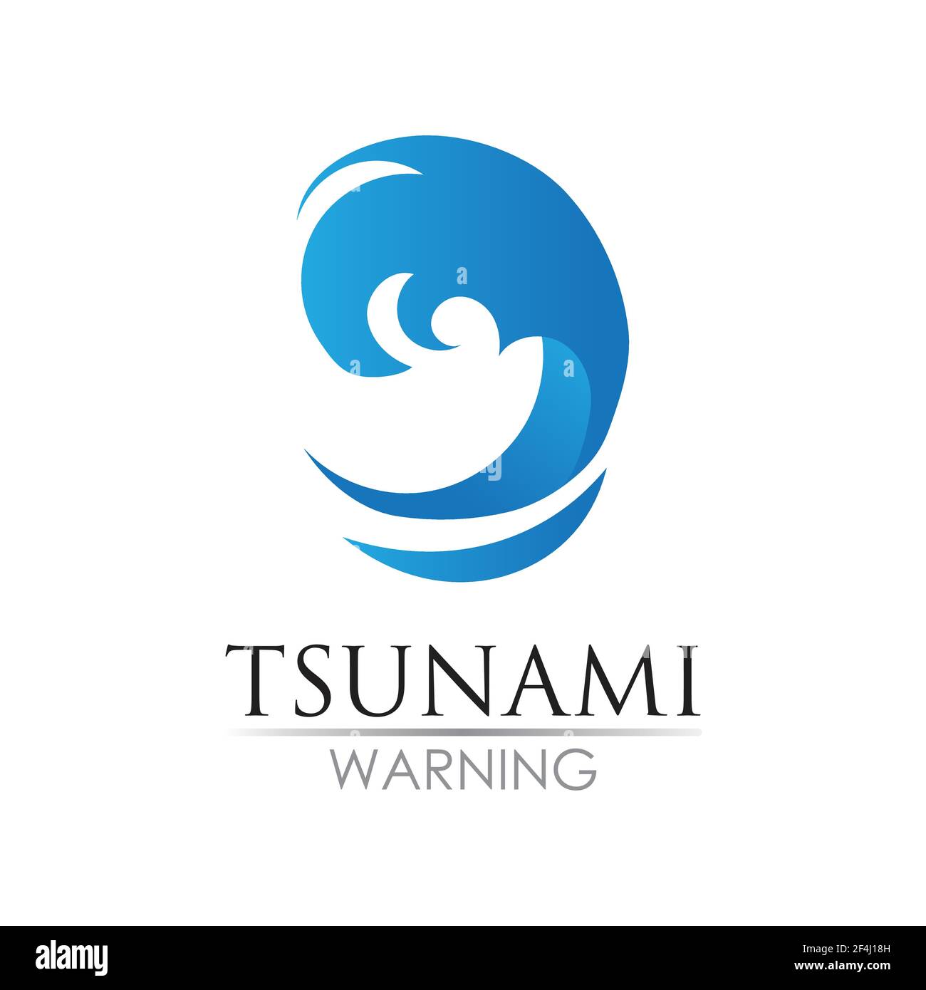 Tsunami Logo Design, Vektor, Symbol, Vorlage Wave Tsunami Splash Water ...