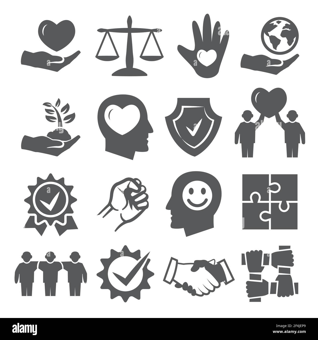 Ehrlichkeits symbol Stock-Vektorgrafiken kaufen - Alamy