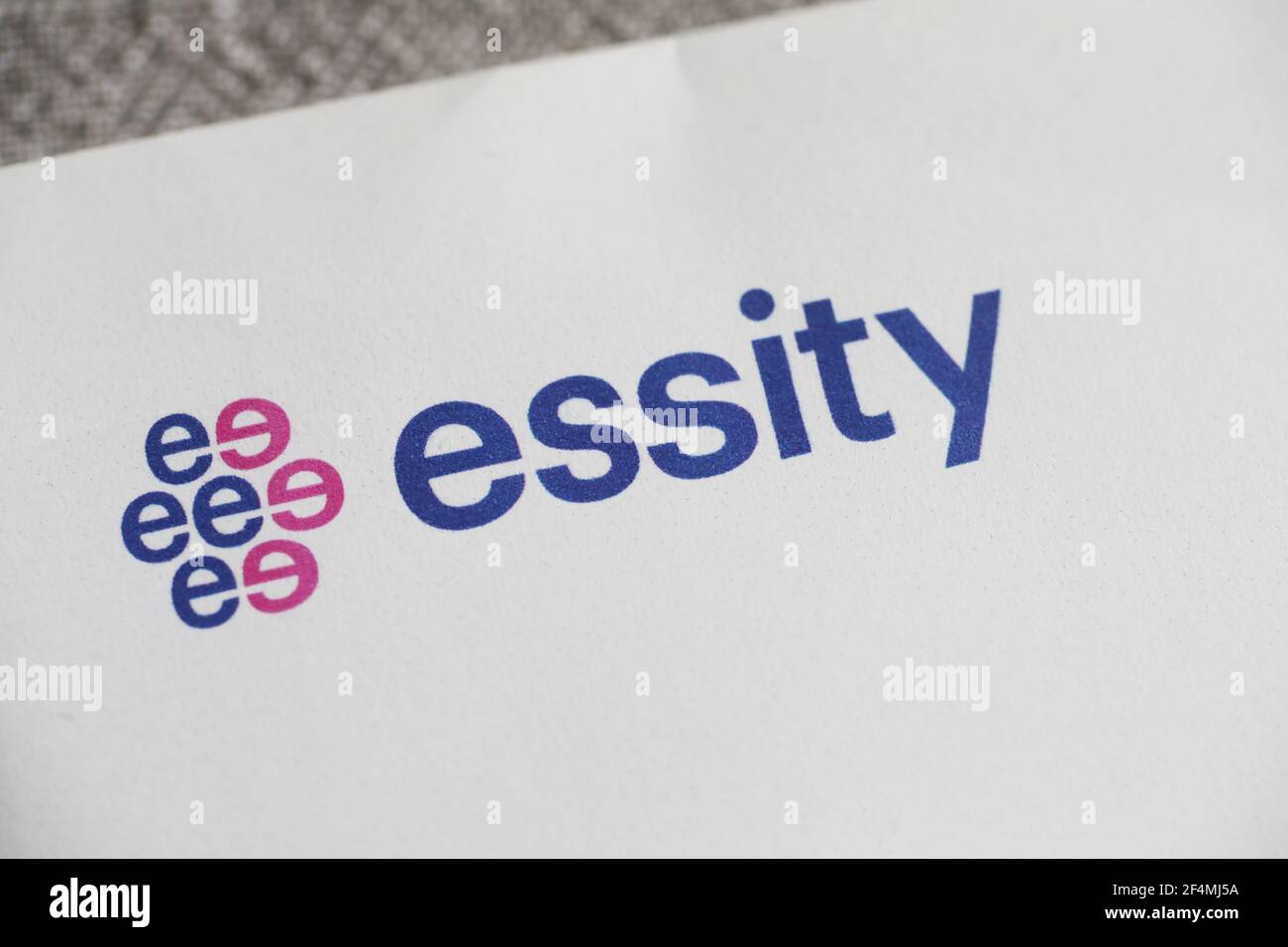 Essity logo -Fotos und -Bildmaterial in hoher Auflösung – Alamy