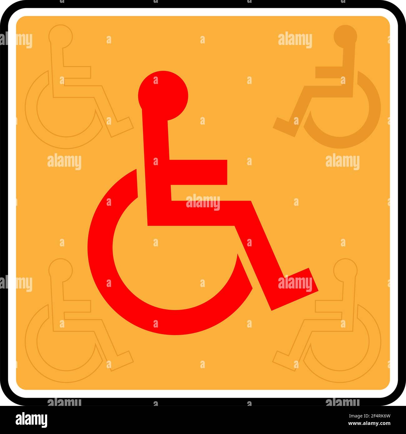 Behindertenparkplatz symbol Stock-Vektorgrafiken kaufen - Alamy