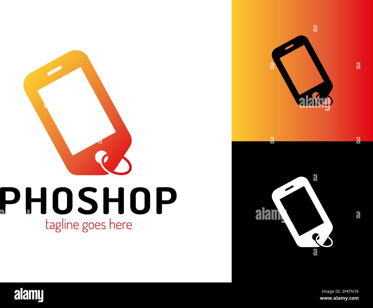 Smartphone Preisschild Logo Vorlage. Online Shop Logo Designs Vorlage ...