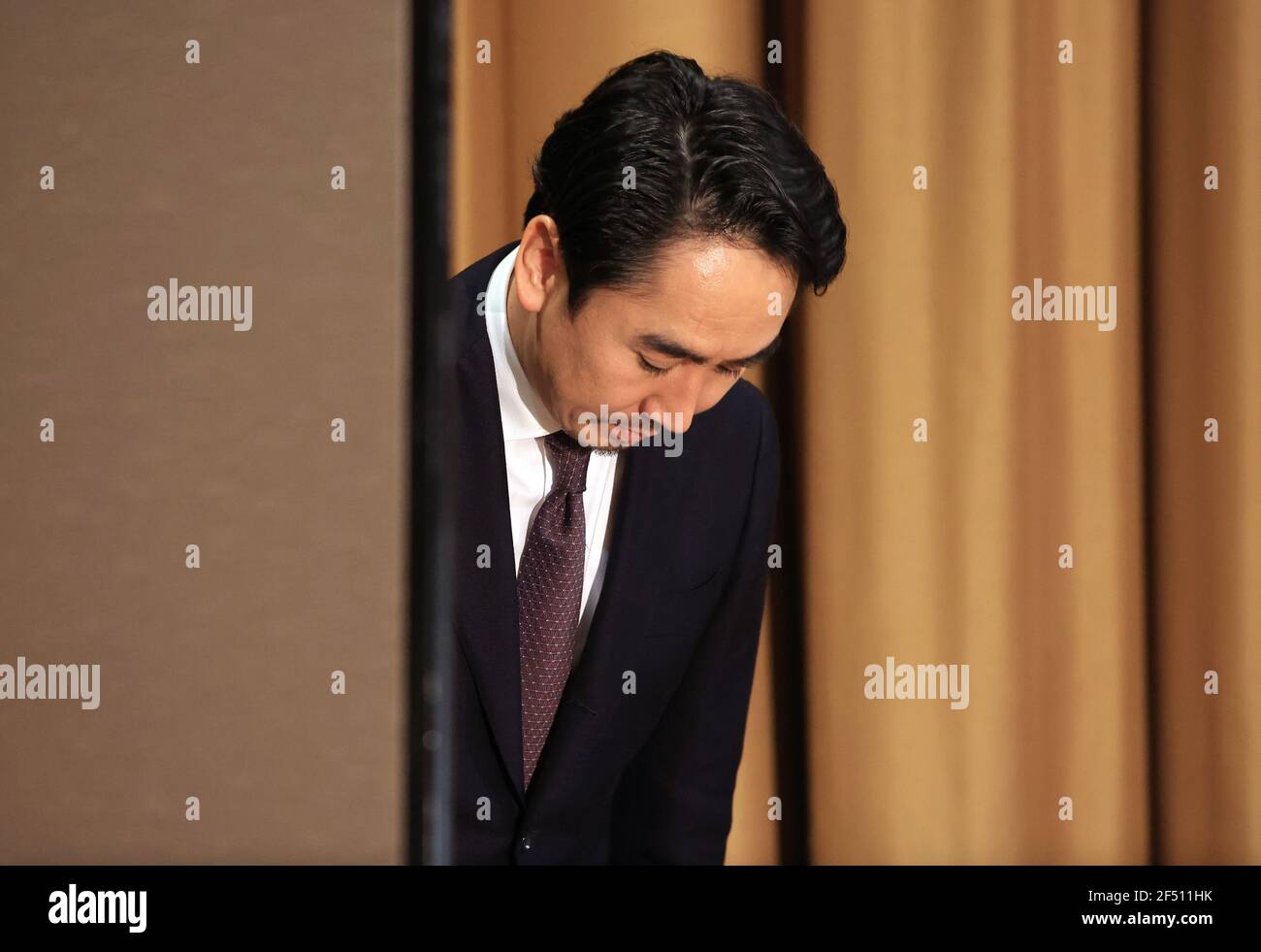 Tokio, Japan. März 2021, 23rd. Japans Messaging Service LINE Präsident ...