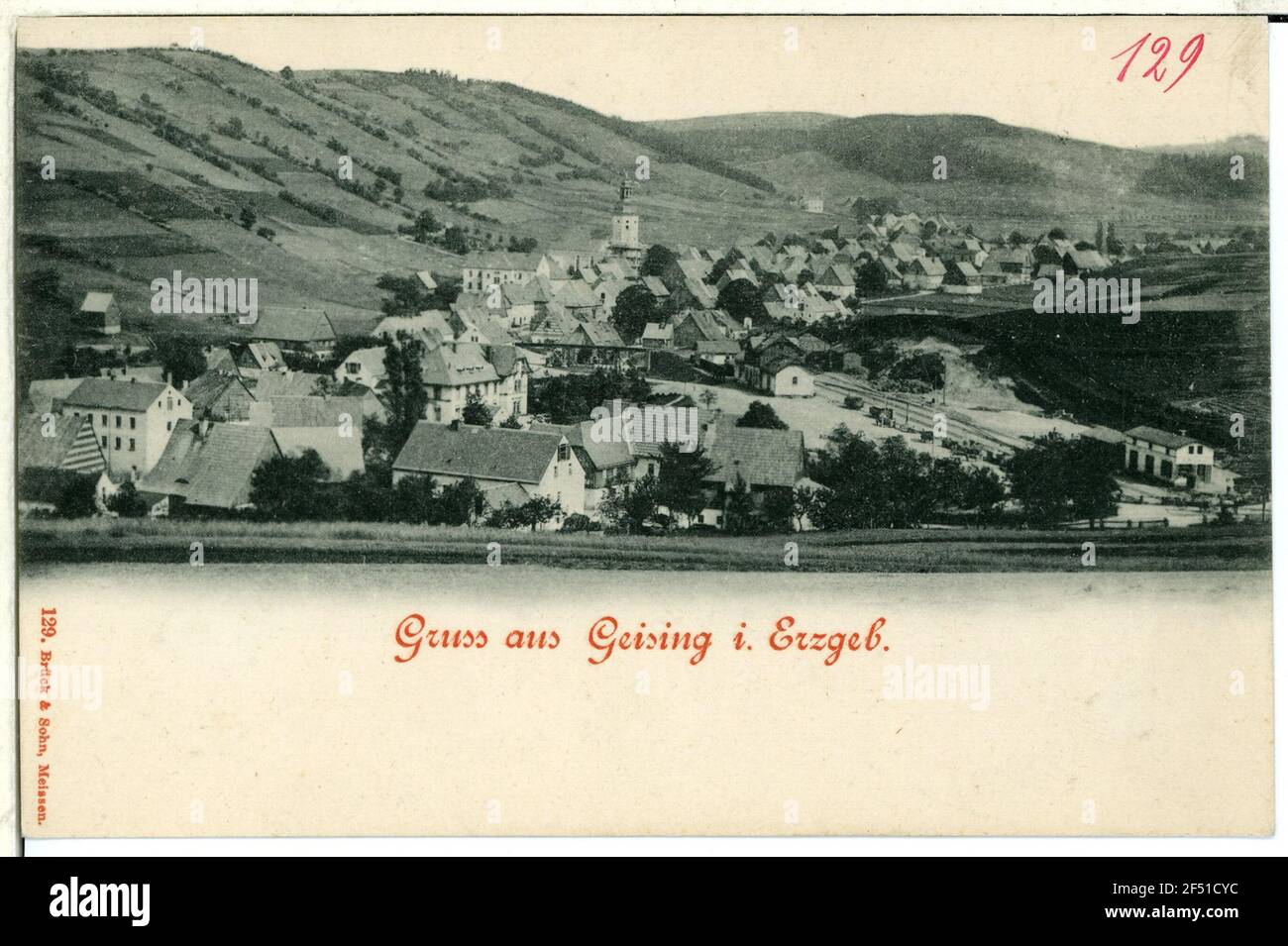 Blick auf geising im erzgebirge -Fotos und -Bildmaterial in hoher ...