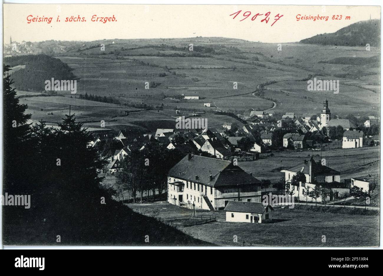 Blick auf geising im erzgebirge -Fotos und -Bildmaterial in hoher ...