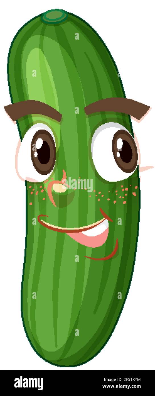 Gurke cartoon Stock-Vektorgrafiken kaufen - Alamy