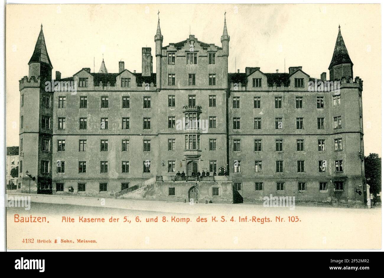 Alte Kaserne der 5th 6th. 8. Kompanie des Königlich Sächsischen ...