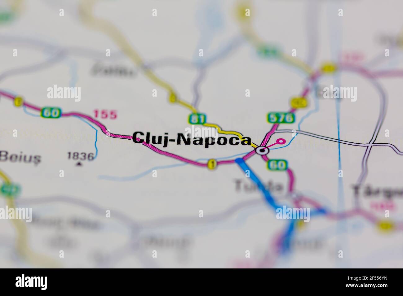 Cluj napoca auf einer karte -Fotos und -Bildmaterial in hoher Auflösung ...