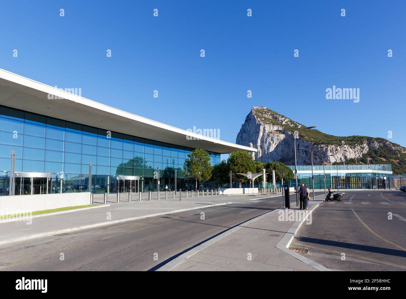 Gibraltar Airport Gibraltar Stockfotos und -bilder Kaufen - Alamy