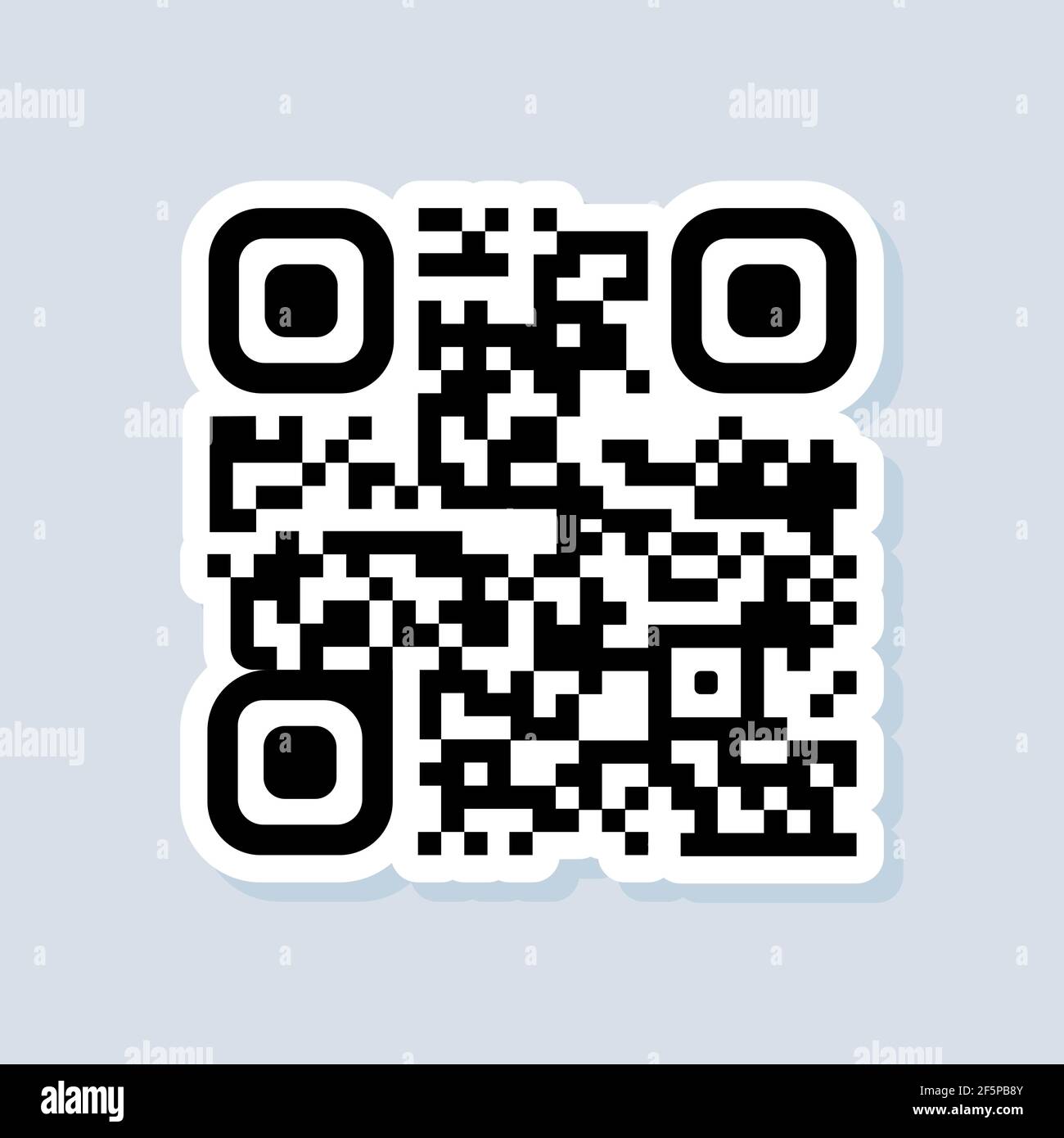 Qr code aufkleber -Fotos und -Bildmaterial in hoher Auflösung – Alamy