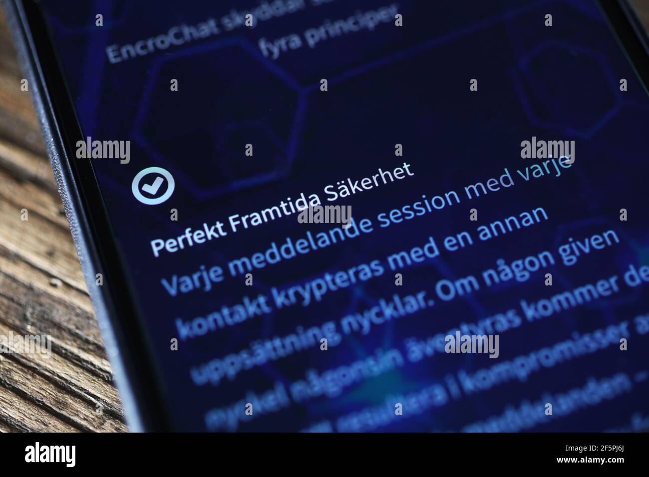 Logo Von Encrochat Stockfotos und -bilder Kaufen - Alamy