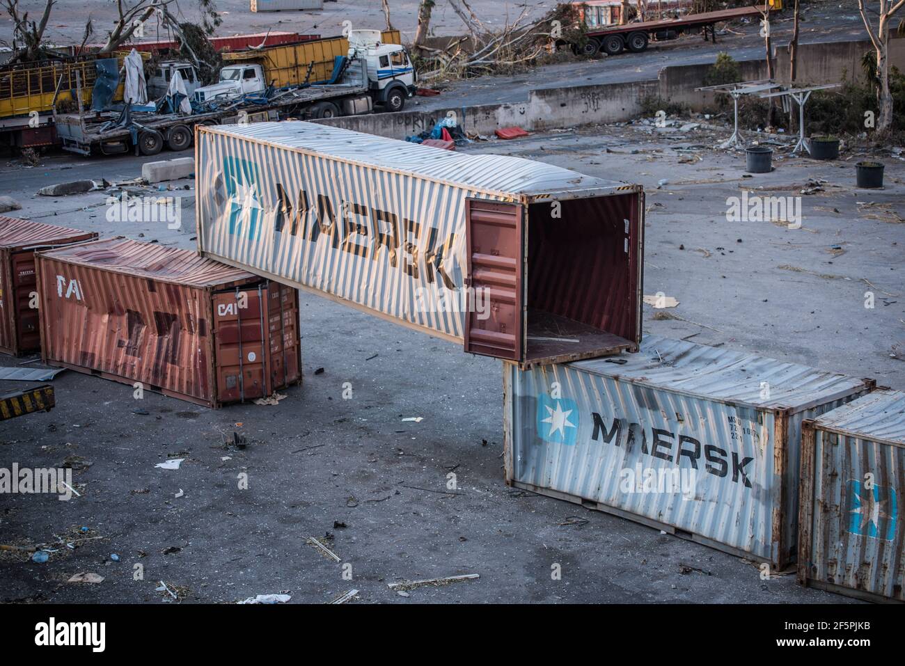 4 August Hafen Explosion Stockfotos und -bilder Kaufen - Alamy