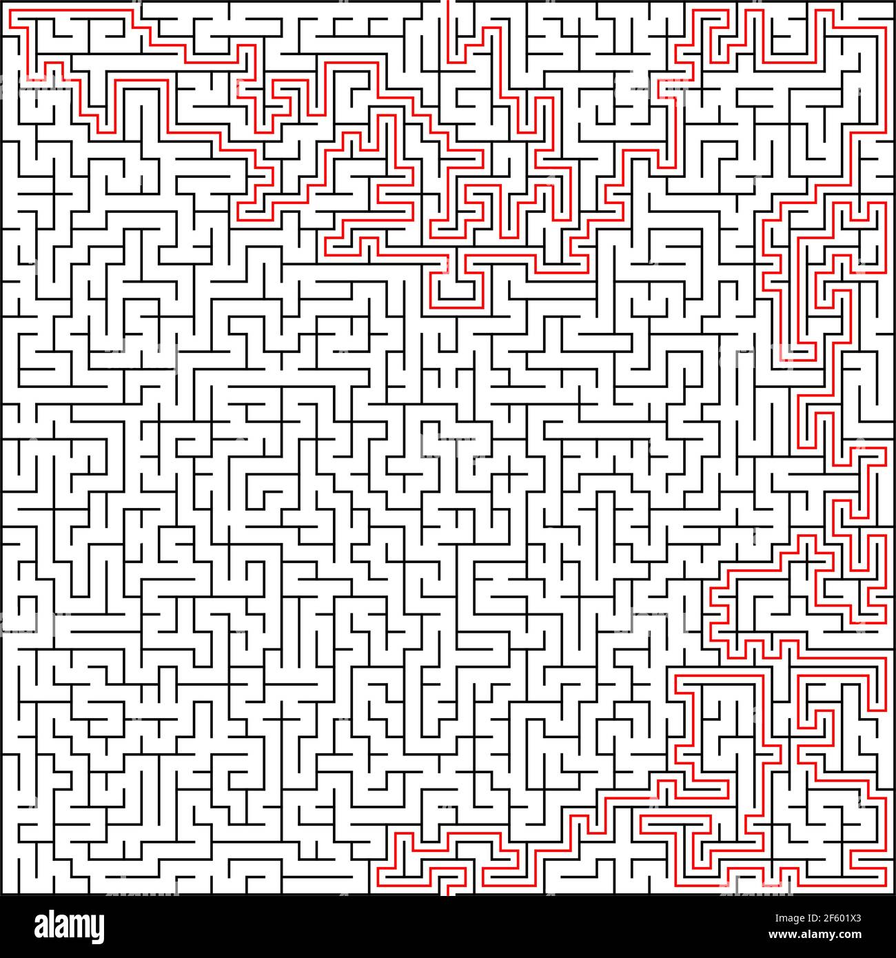 Labyrinth, Labyrinth Puzzle-Spiel. Rätsel, Gehirn-Teaser Spiel Konzept ...