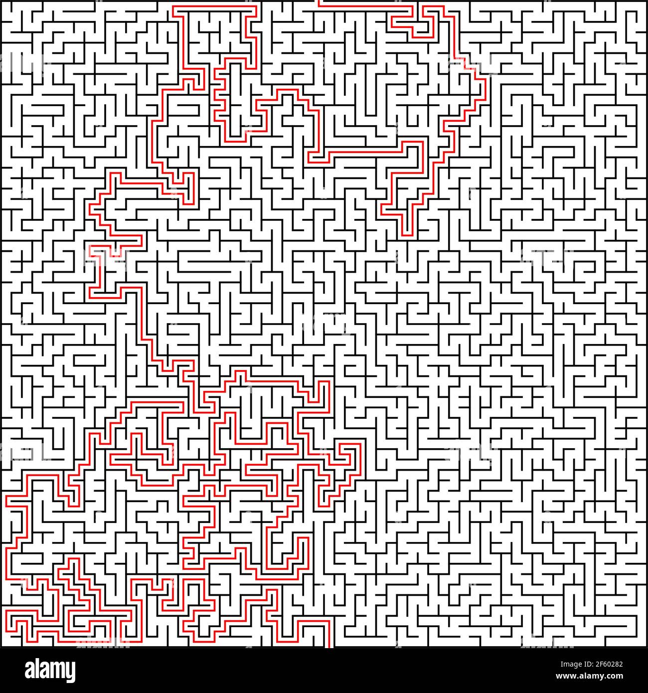 Labyrinth, Labyrinth Puzzle-Spiel. Rätsel, Gehirn-Teaser Spiel Konzept ...