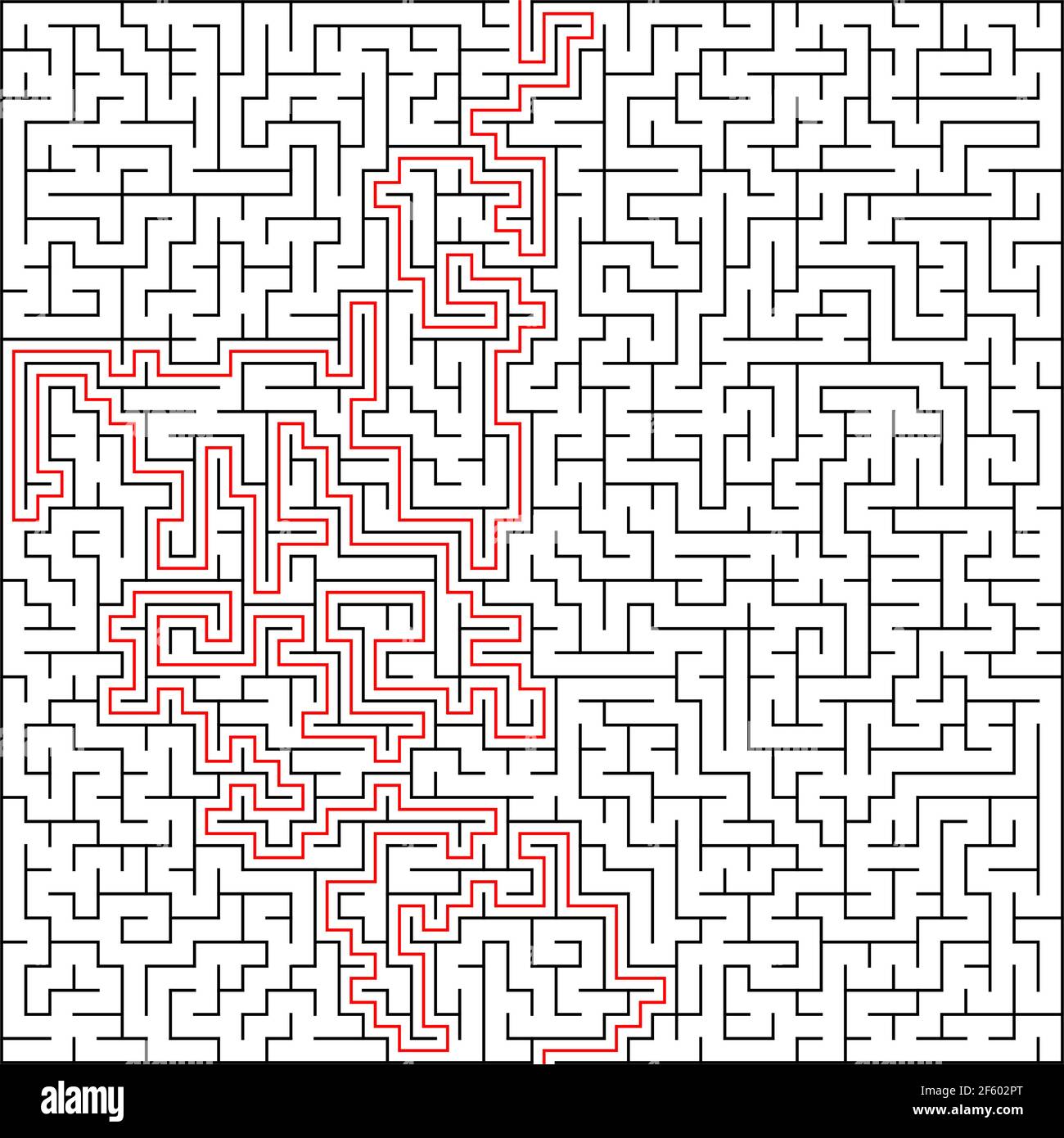 Labyrinth, Labyrinth Puzzle-Spiel. Rätsel, Gehirn-Teaser Spiel Konzept ...