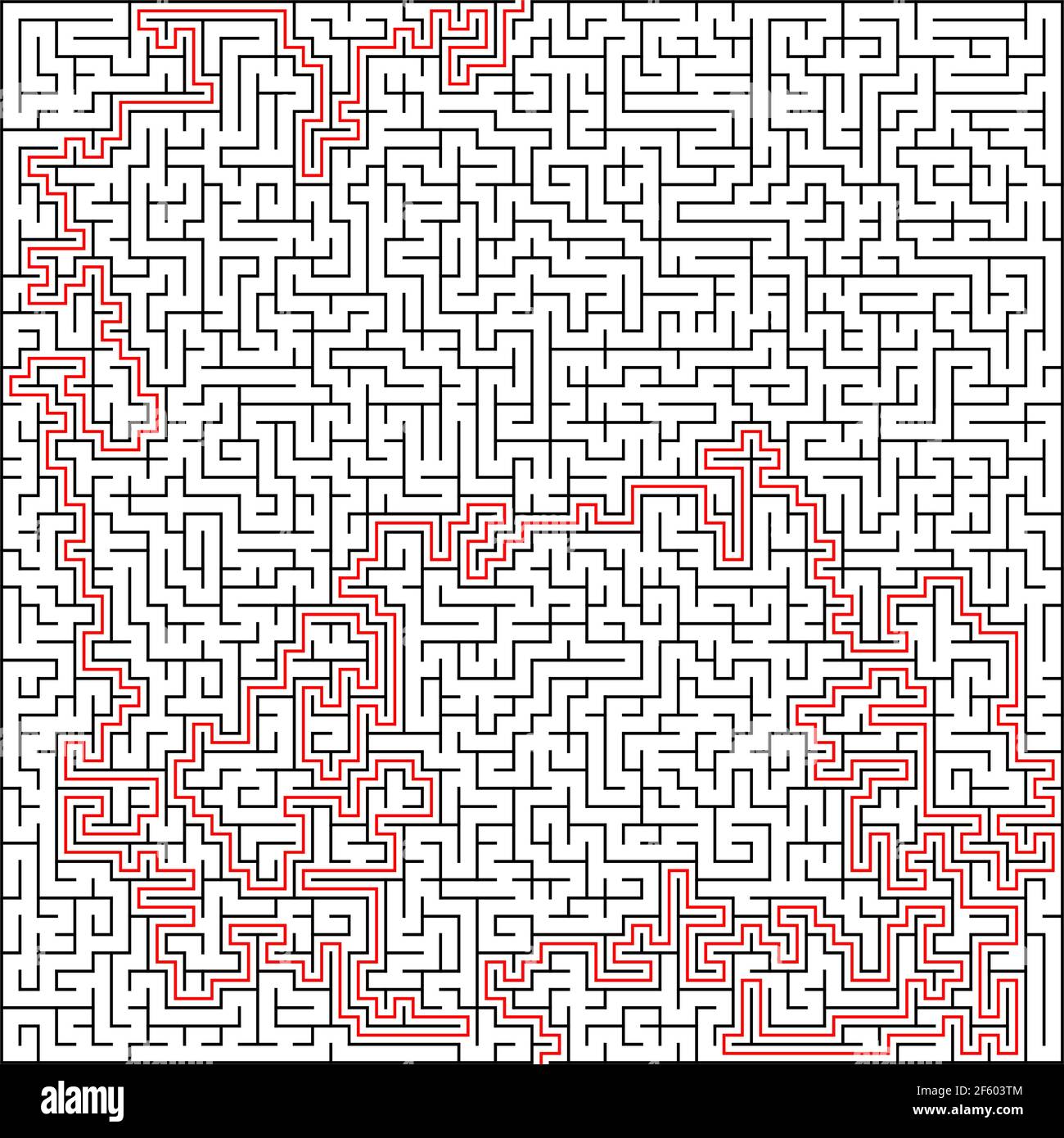 Labyrinth, Labyrinth Puzzle-Spiel. Rätsel, Gehirn-Teaser Spiel Konzept ...