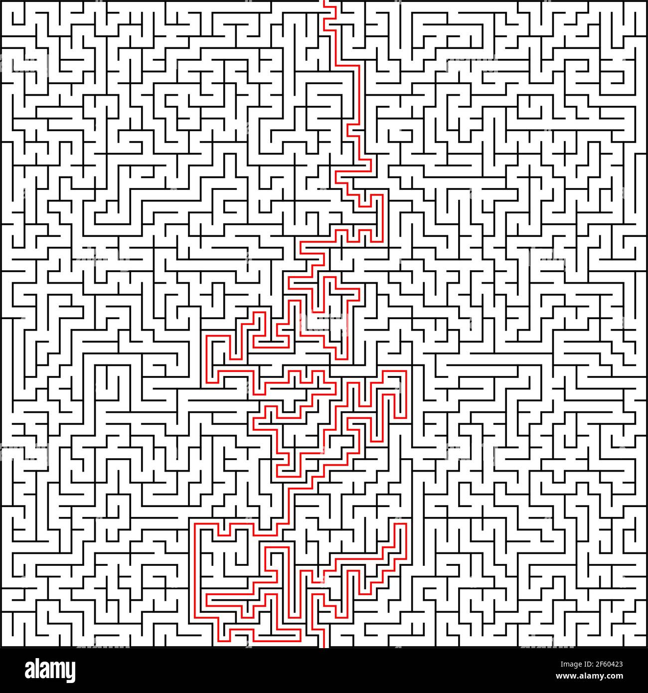 Labyrinth, Labyrinth Puzzle-Spiel. Rätsel, Gehirn-Teaser Spiel Konzept ...