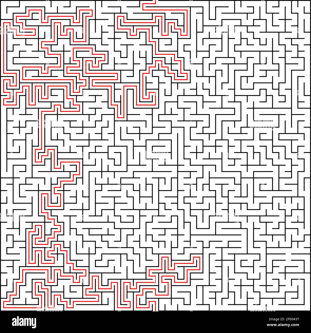 Labyrinth, Labyrinth Puzzle-Spiel. Rätsel, Gehirn-Teaser Spiel Konzept ...