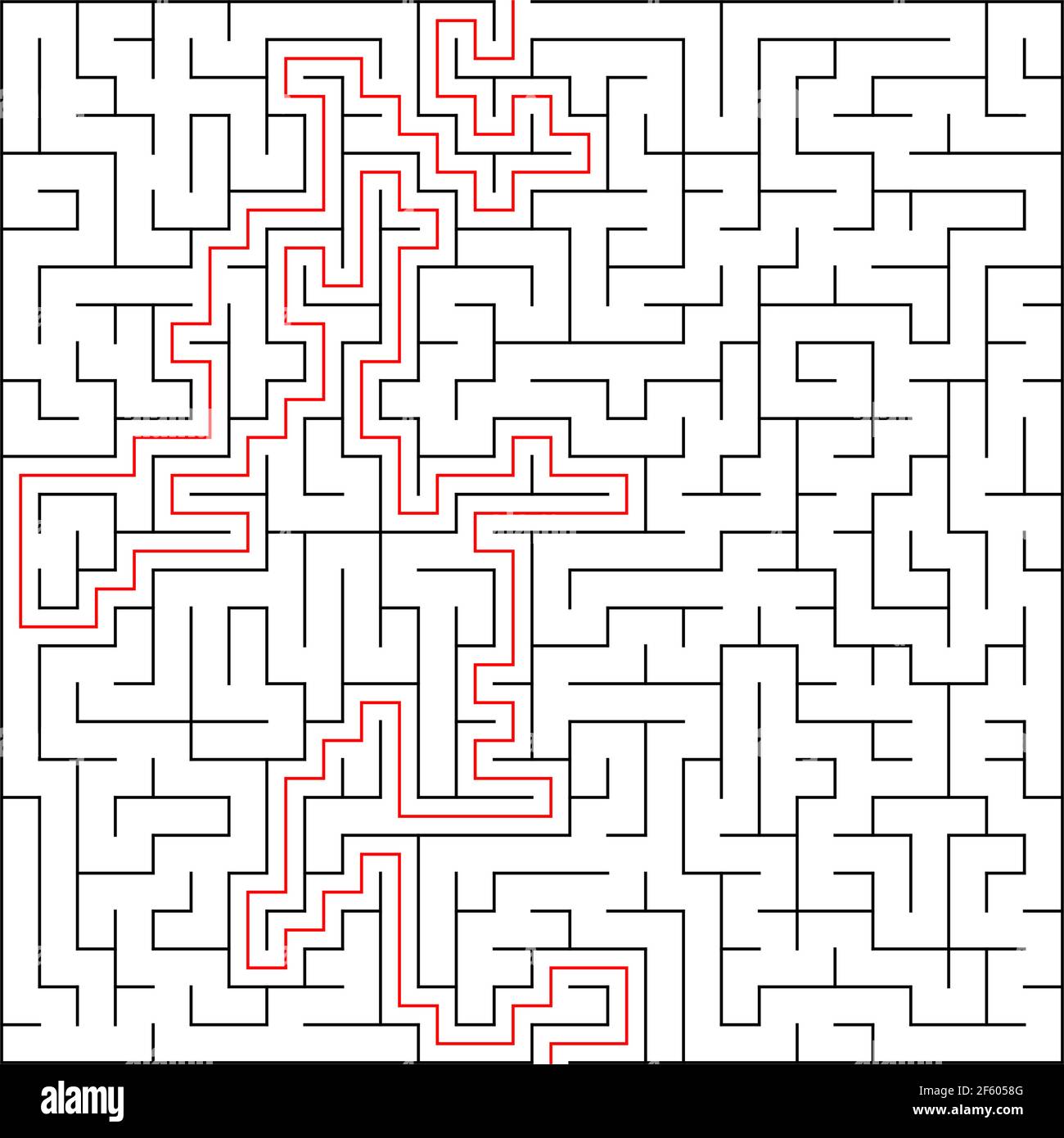 Labyrinth, Labyrinth Puzzle-Spiel. Rätsel, Gehirn-Teaser Spiel Konzept ...