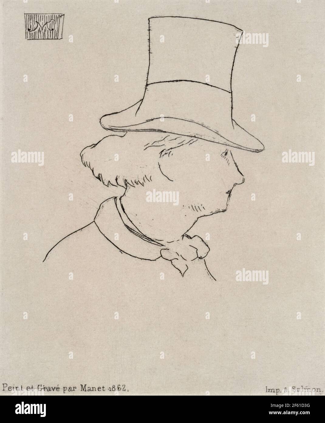 Charles Baudelaire Portrait Stockfotos und -bilder Kaufen - Alamy