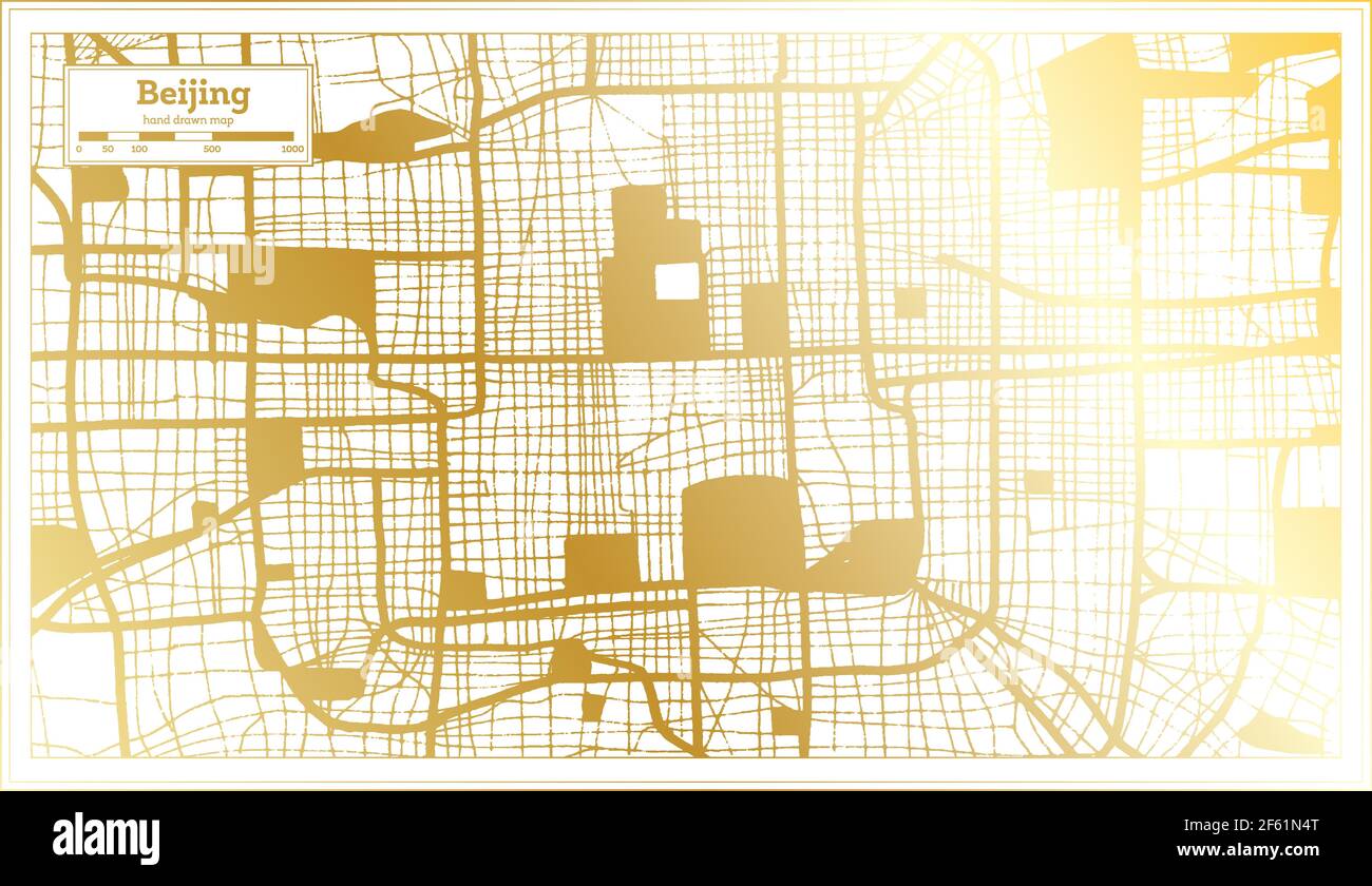 Map of peking Stock-Vektorgrafiken kaufen - Alamy