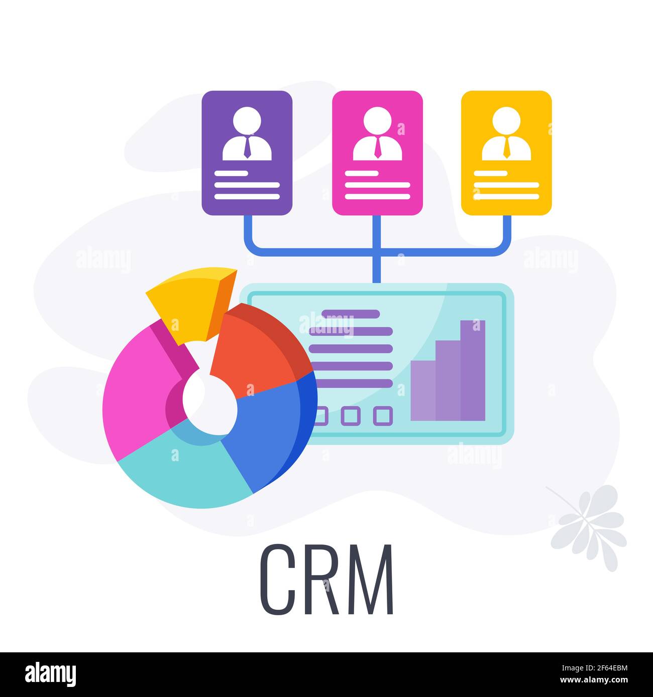 Crm system icon Stock-Vektorgrafiken kaufen - Alamy