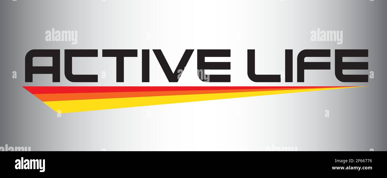 Aktive bunte Logo Design Vektor Vorlage Symbol Symbol Fitness Wellness ...