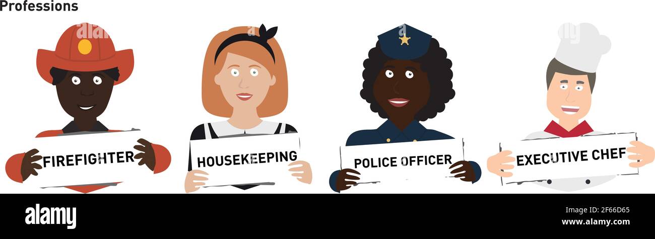 Beruf Karriere Zeichen Mit Zeichen Vektor Bearbeitbare Symbol Symbol ...