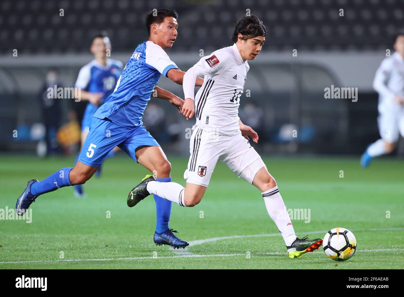 Fukuda Denshi Arena, Chiba, Japan. März 2021, 30th. (L-R) Khash-Erdene Tuya (Mongolei), Junya ...