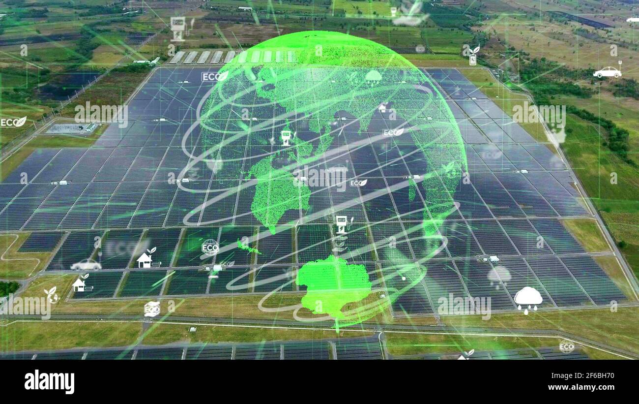 Zukunft Der Erde, Nachhaltige Energie Stockfotos und -bilder Kaufen - Alamy