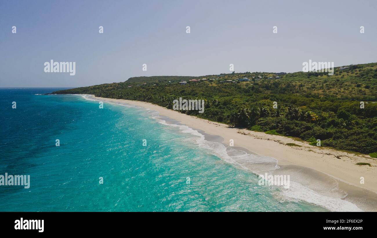 Wunderschöner tropischer Strand von Zoni in Culebra Puerto Rico ...