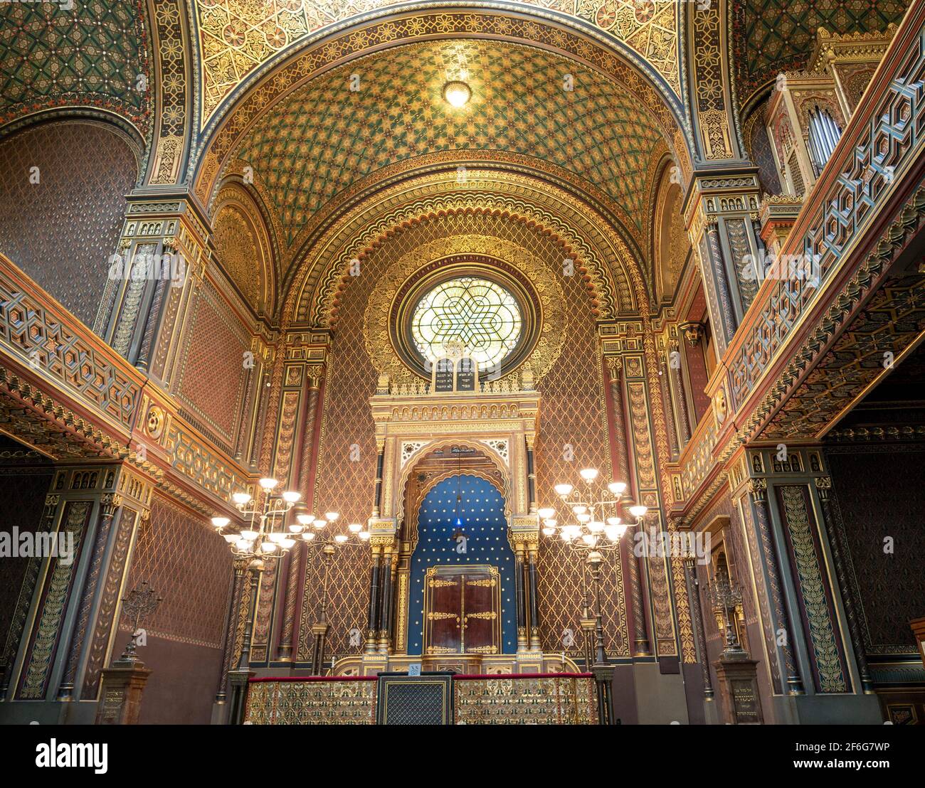 aron ha-kodesh der Spanischen Synagoge: An der Ostwand der alten ...