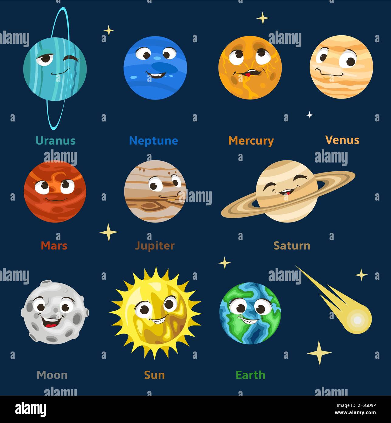 Solar System Planets For Kids Stockfotos und -bilder Kaufen - Alamy